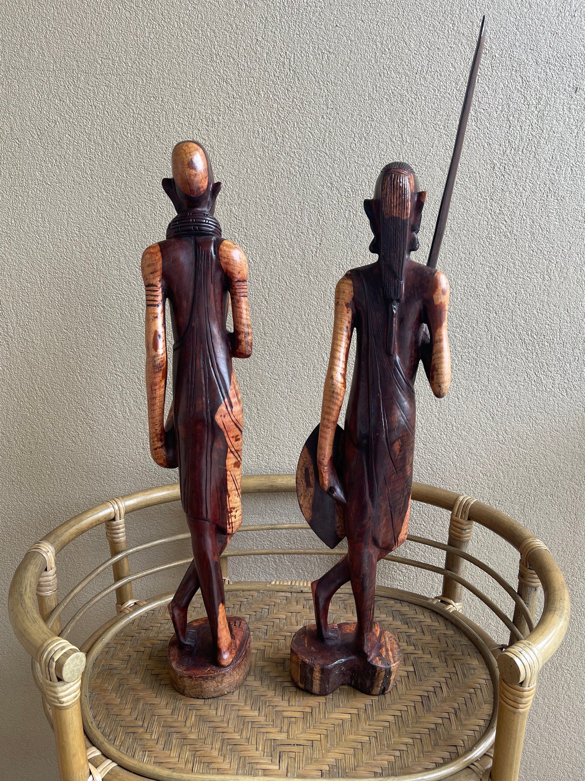 Maasai Man Statue – To Live A Colorful Life